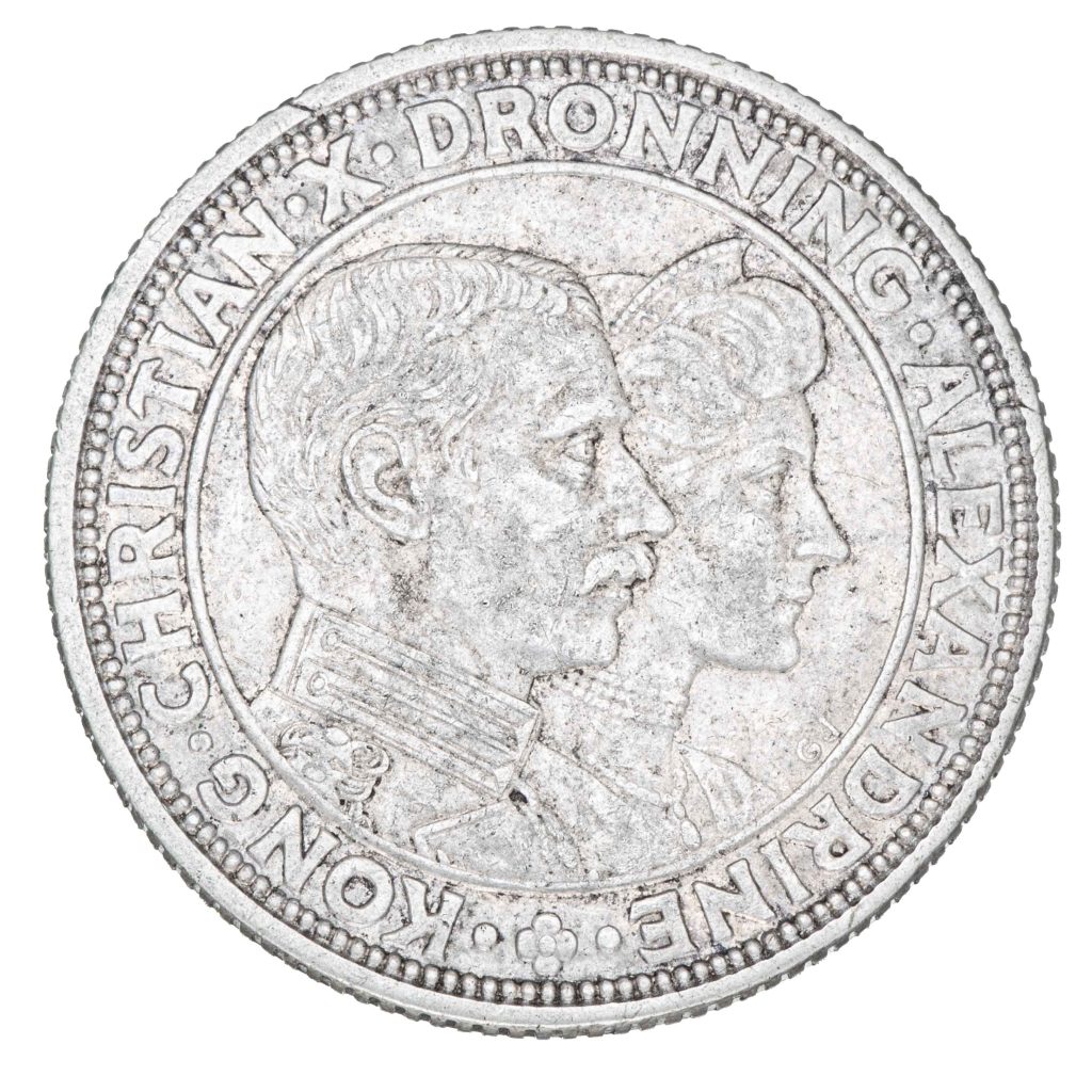 Danmark, 2 kroner, 1923 - Berheim antik